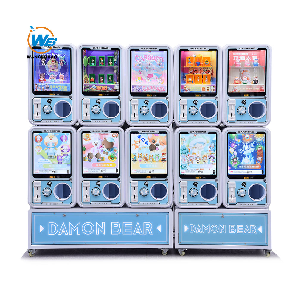 Dankewo Blue Metal Gashapon Machine – Video Display Edition