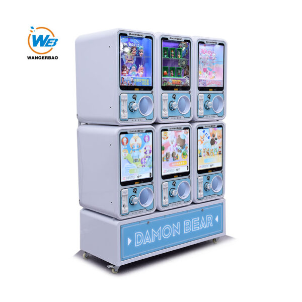 Dankewo Blue Metal Gashapon Machine – Video Display Edition