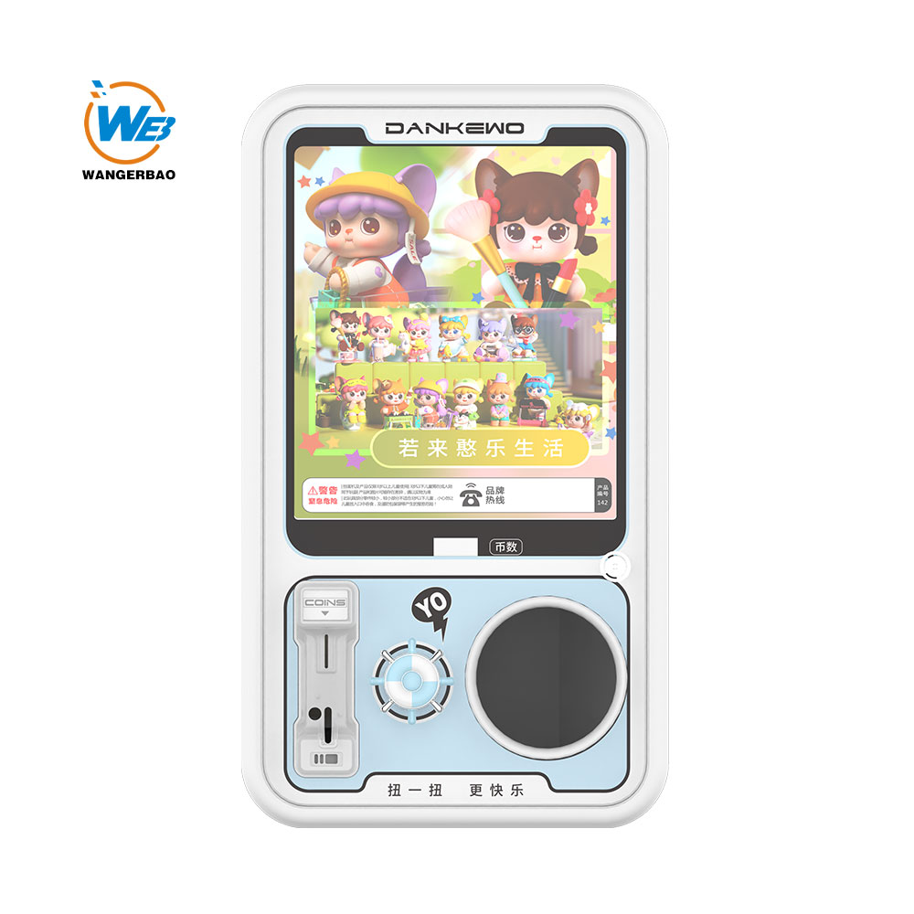 Dankewo Blue Metal Gashapon Machine – Video Display Edition