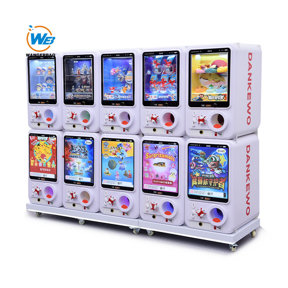 75mm White Mini Gashapon Machine – Toy Display by Dankewo