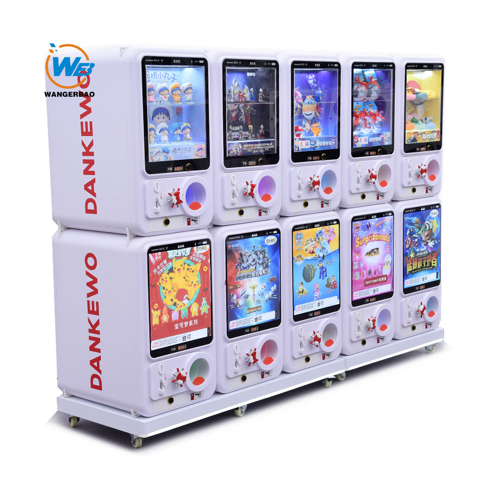 75mm White Mini Gashapon Machine – Toy Display by Dankewo