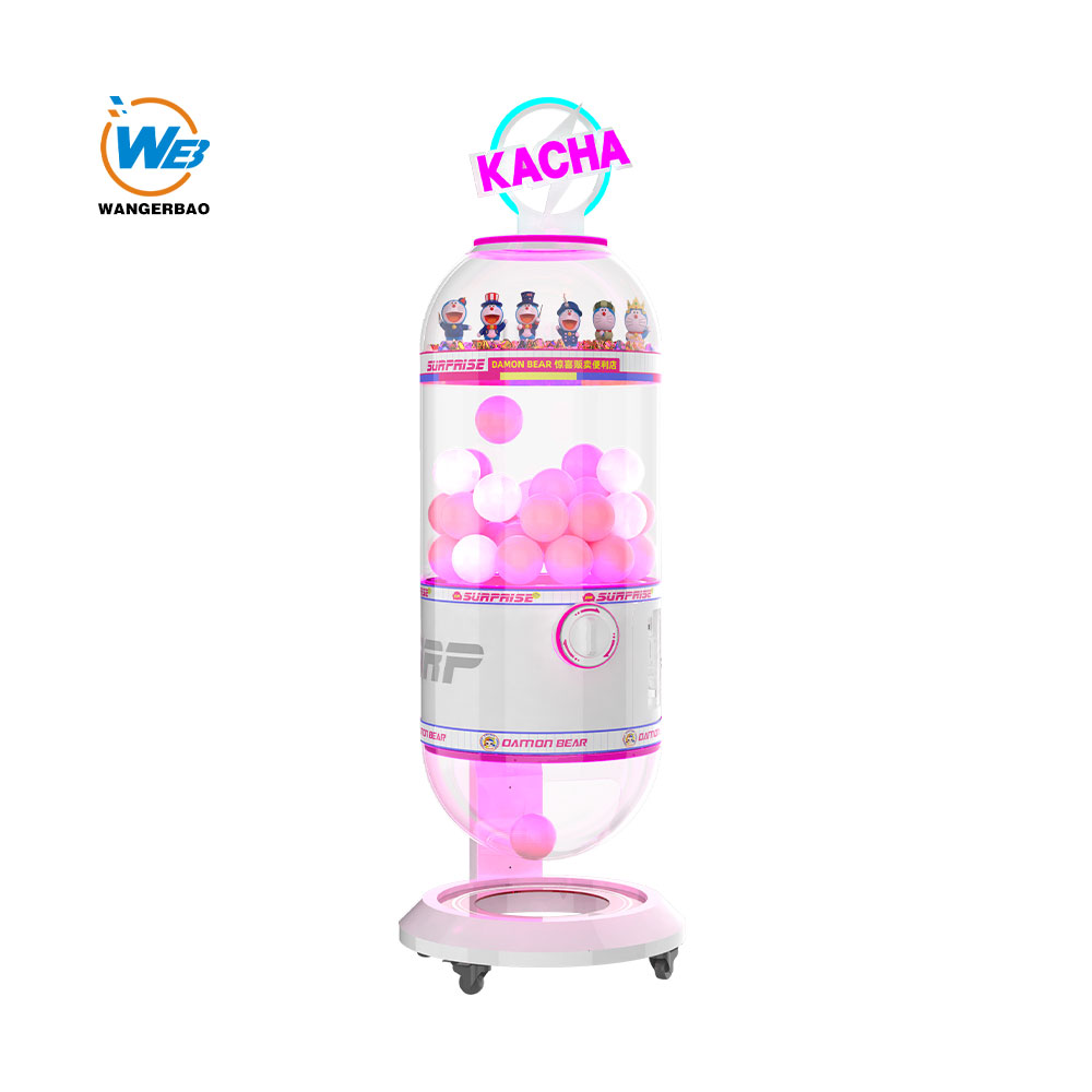 Pink Capsule Shape Gashapon Machine-NO Screen – WANGERBAO