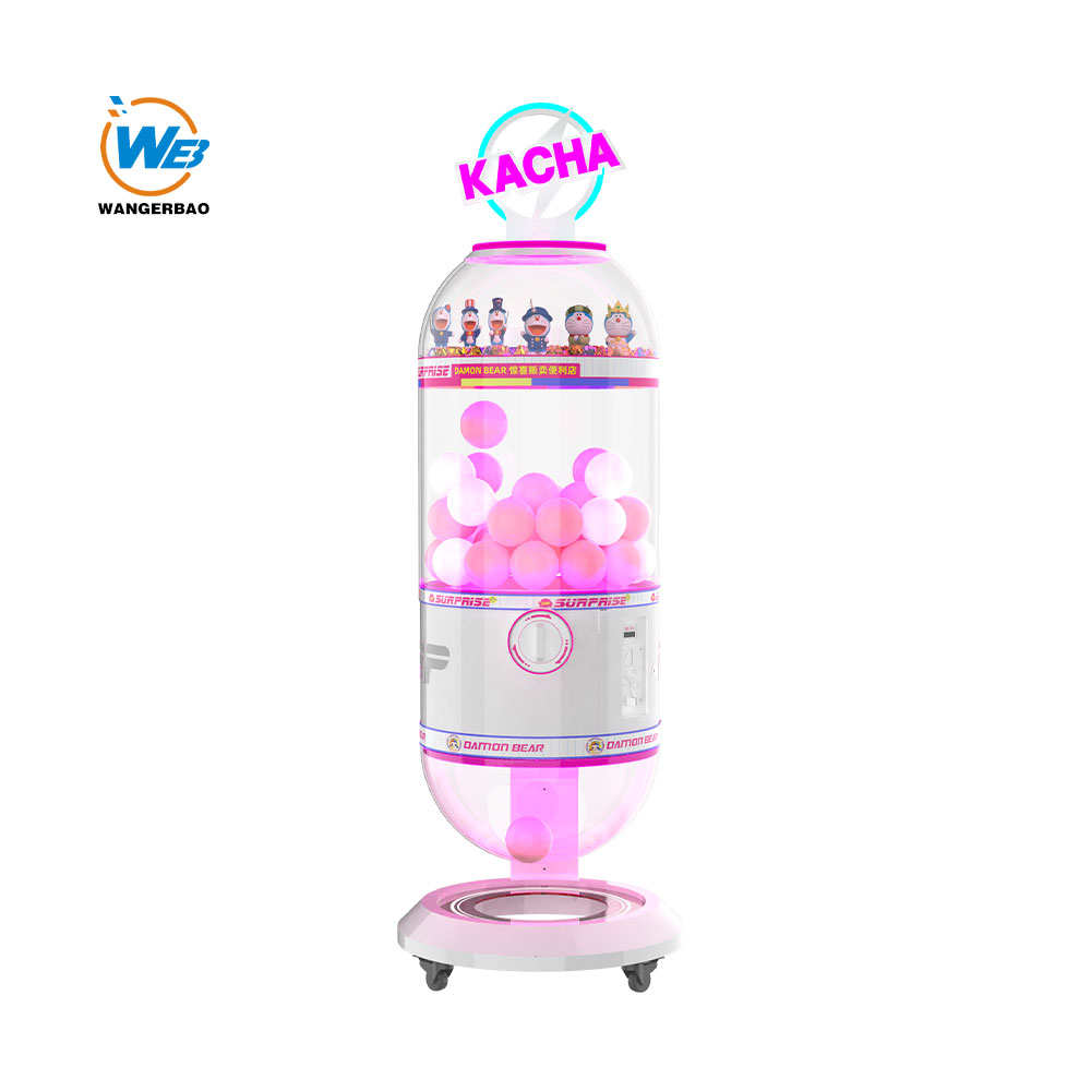 Pink Capsule Shape Gashapon Machine-NO Screen – WANGERBAO