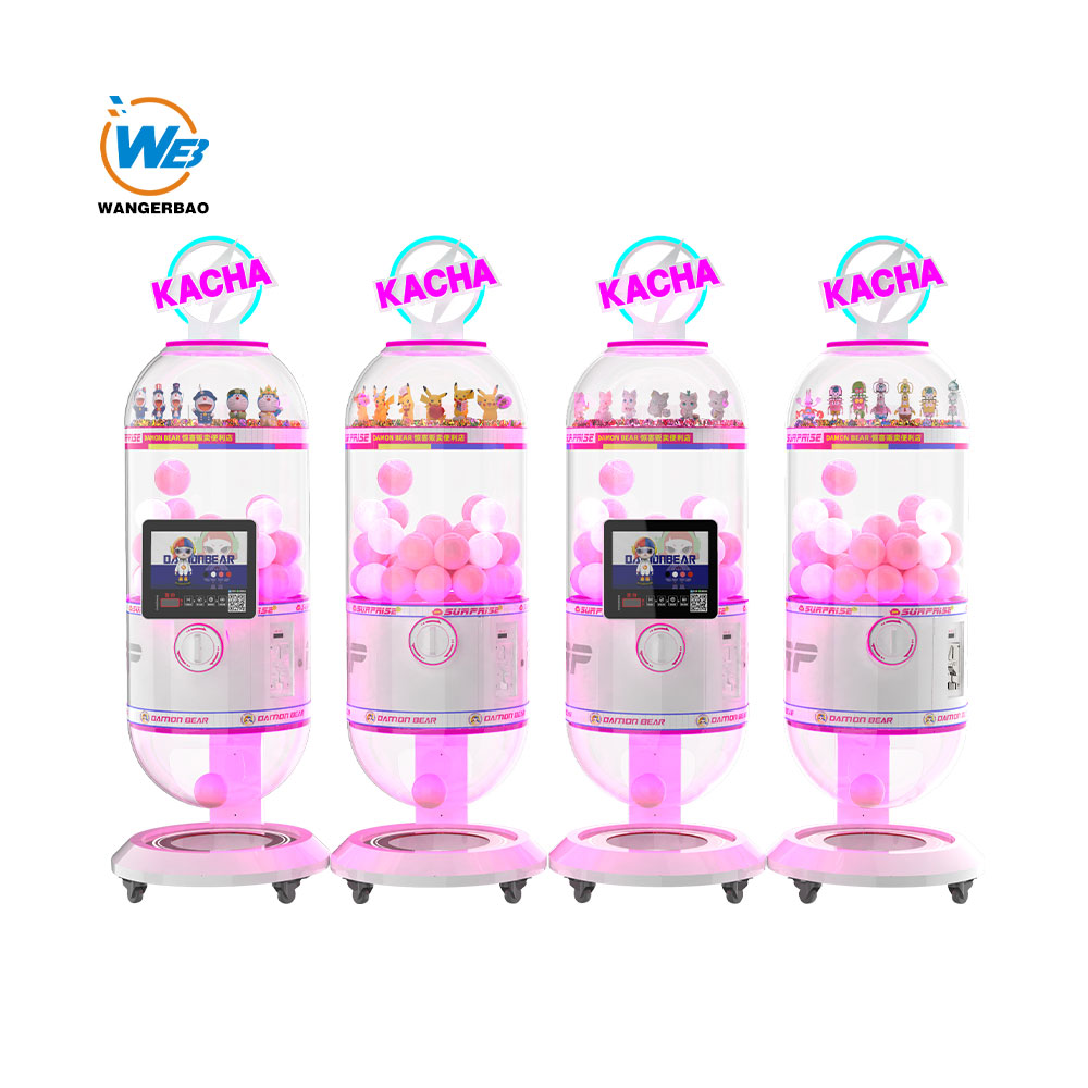 Pink Capsule Shape Gashapon Machine-NO Screen – WANGERBAO