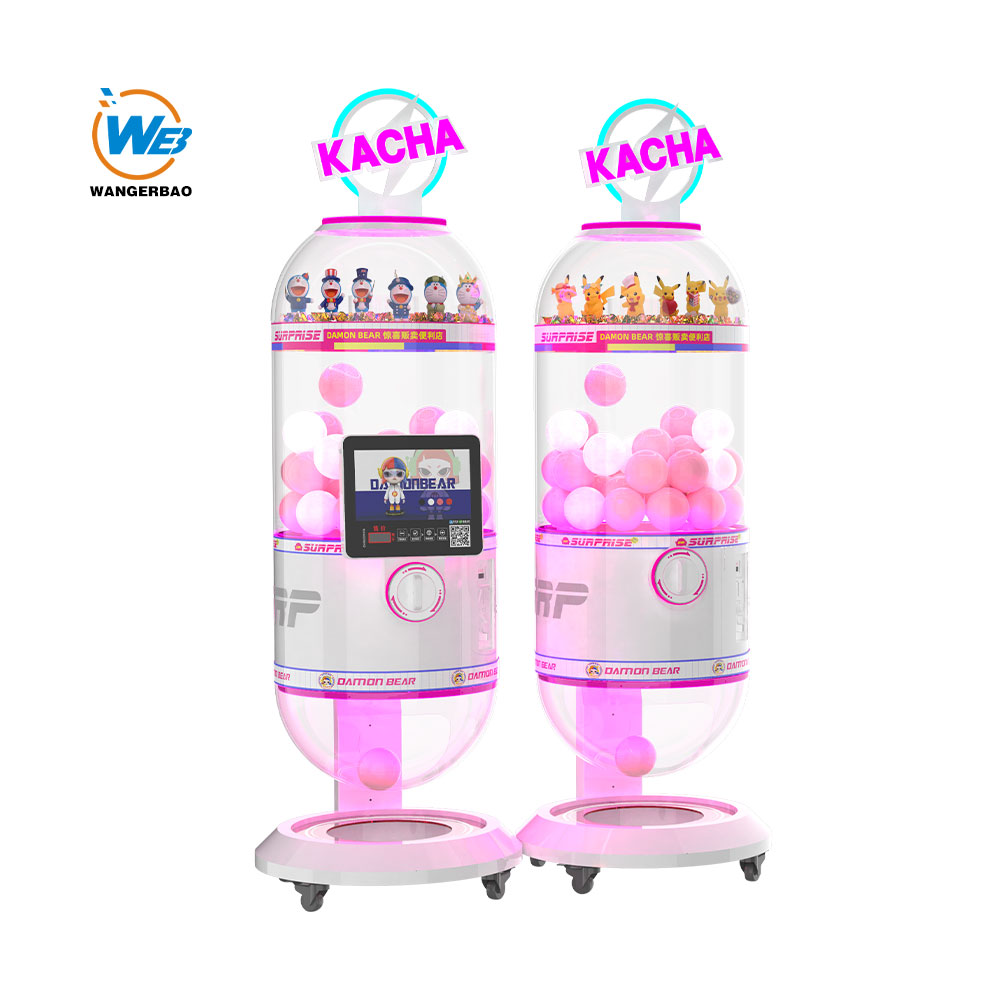 Pink Capsule Shape Gashapon Machine-NO Screen – WANGERBAO