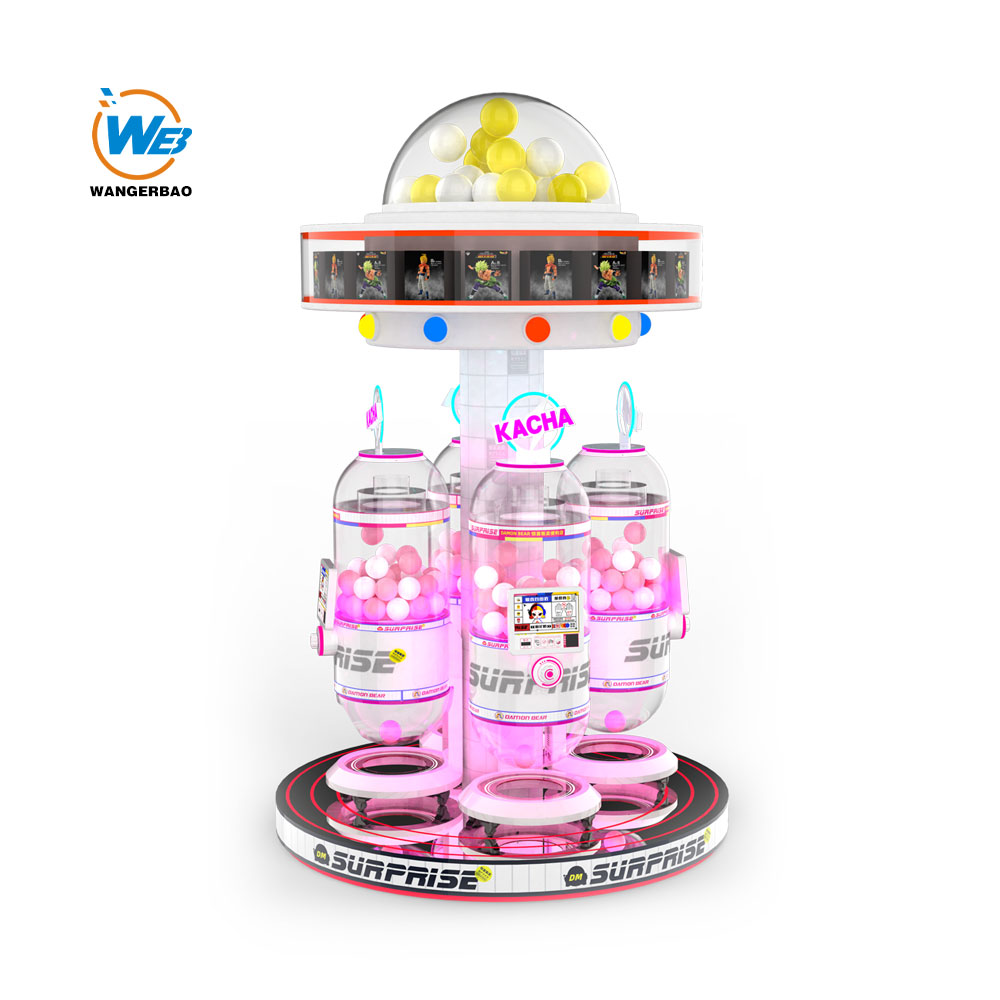 Pink Capsule Shape Gashapon Machine-NO Screen – WANGERBAO