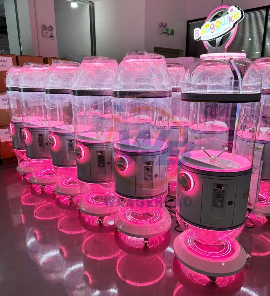 Pink Capsule Gashapon Machine – No Screen | Eye-Catching Design